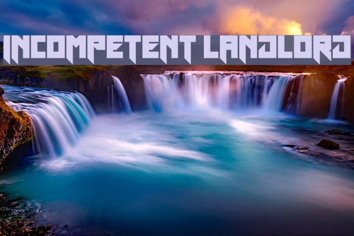 Incompetent Landlord Font - FFonts.net