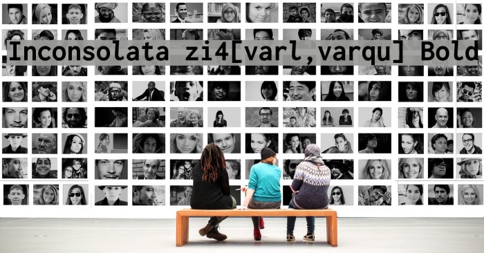 Inconsolata zi4[varl,varqu] Bold Font - FFonts.net