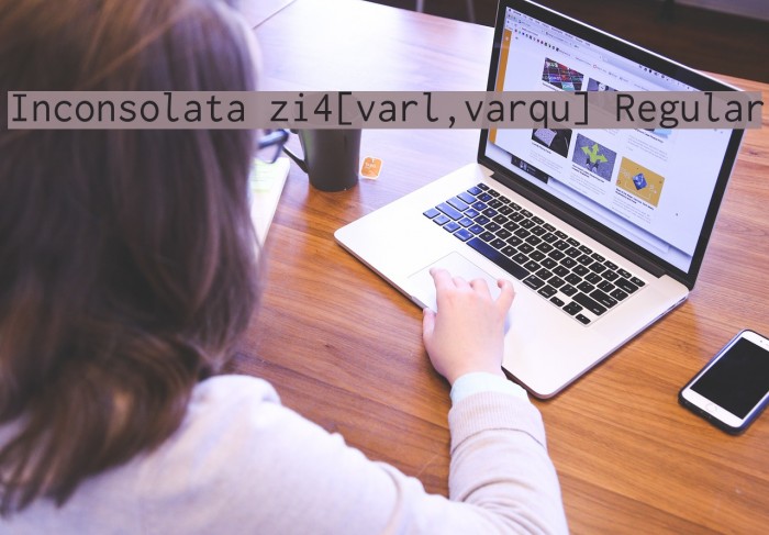 Inconsolata zi4[varl,varqu] Regular Font - FFonts.net