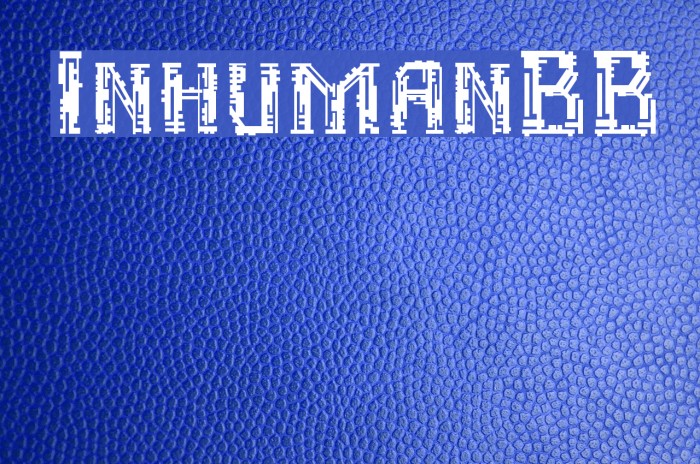 InhumanBB Font - FFonts.net
