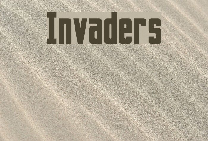 Invaders Font - FFonts.net