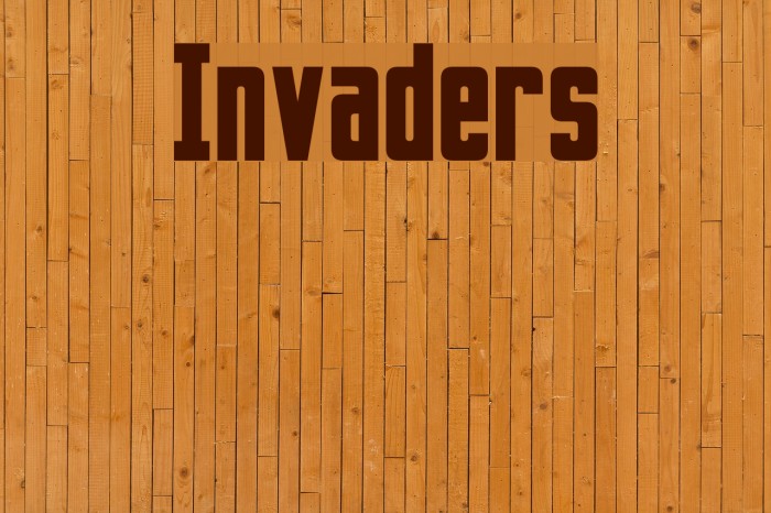 Invaders Font - FFonts.net