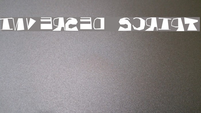 Inversed Script Font - FFonts.net