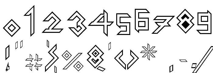 Iron H Metal Outline Font - FFonts.net