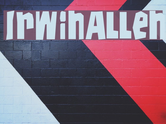 IrwinAllen Font - FFonts.net