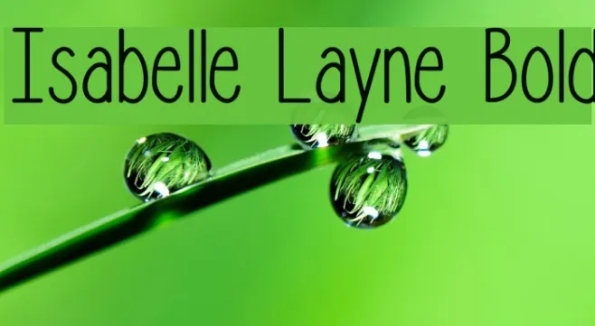 Isabelle Layne Bold Font | Free Download (TTF/OTF) | FFonts.