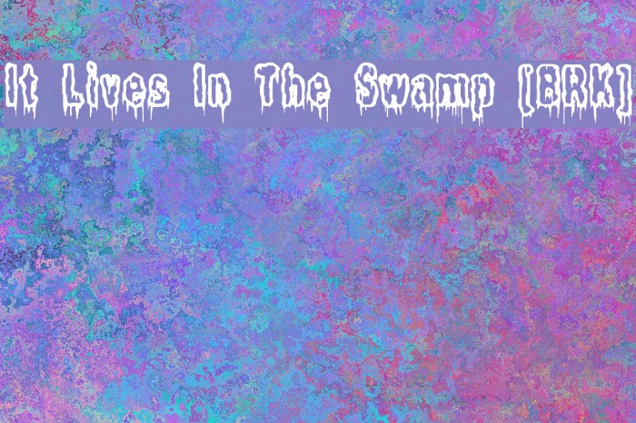 It Lives In The Swamp [BRK] Font - FFonts.net