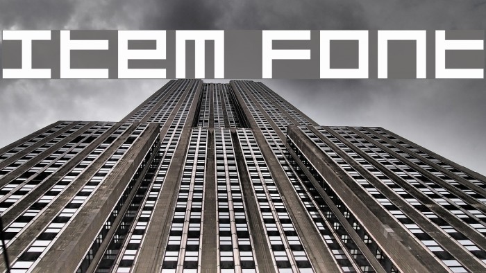 Item Font - FFonts.net