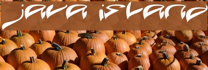 JAVA ISLAND Font - FFonts.net