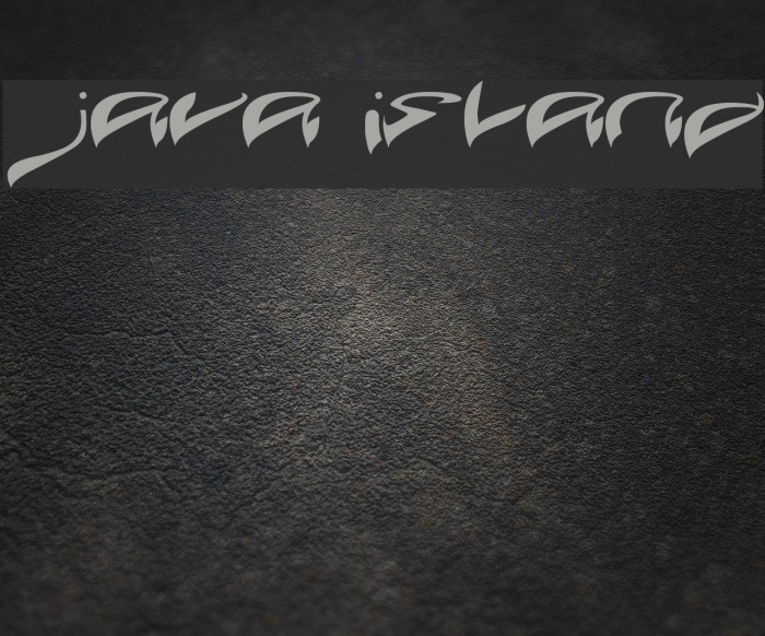 JAVA ISLAND Font - FFonts.net