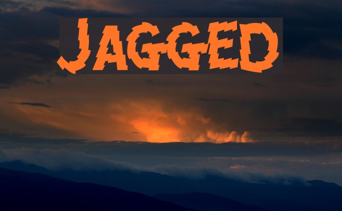 Jagged Font - FFonts.net