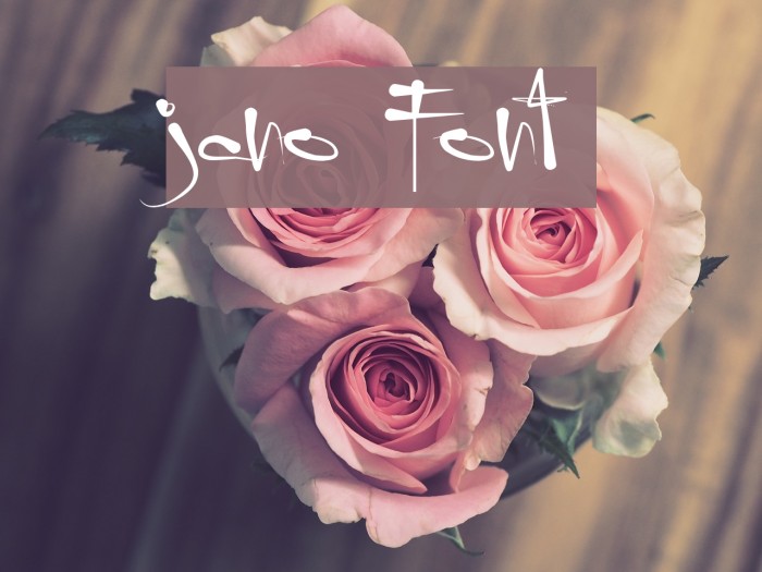 jano Font - FFonts.net