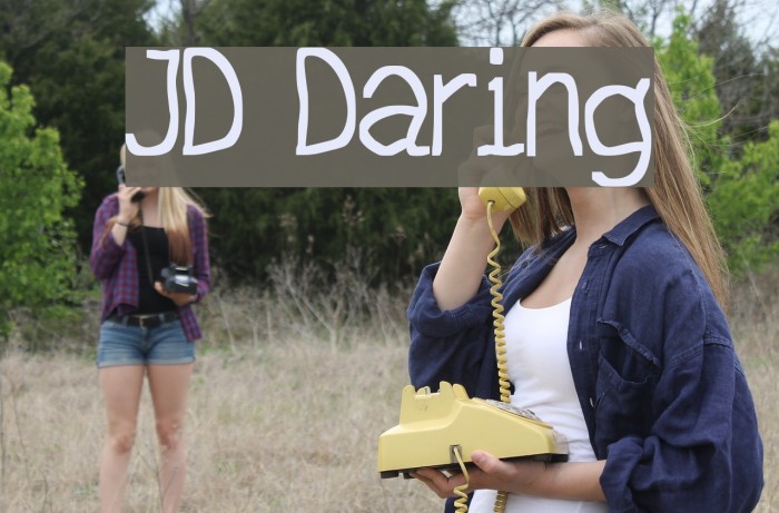 JD Daring Font - FFonts.net
