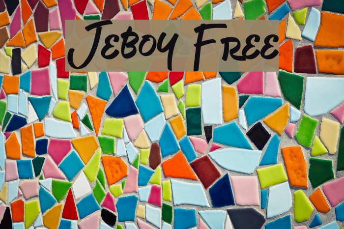 Jeboy Free Font - FFonts.net