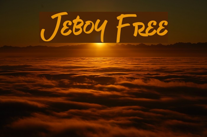 Jeboy Free Font - FFonts.net