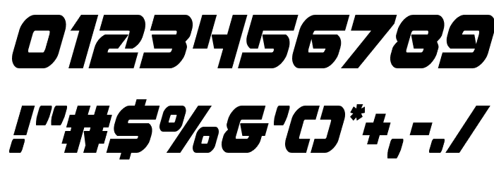 Jeebra Condensed Italic Font - FFonts.net