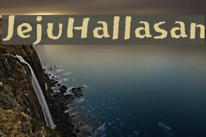 JejuHallasan Font | Free Download (TTF/OTF) | FFonts.net