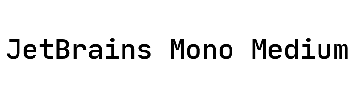 Jetbrains Mono Medium Font