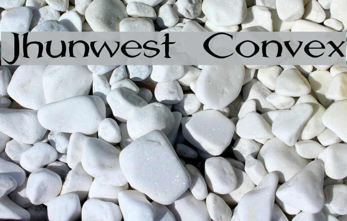 Jhunwest Convex Font - FFonts.net