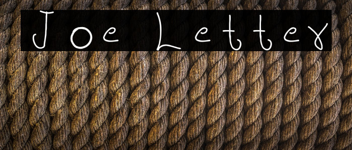 Joe Letter Font - FFonts.net