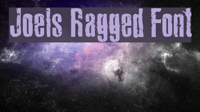 Joels Ragged Font Font - FFonts.net
