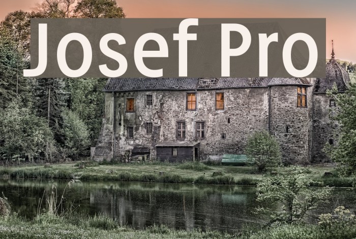 Josef Pro Font - FFonts.net