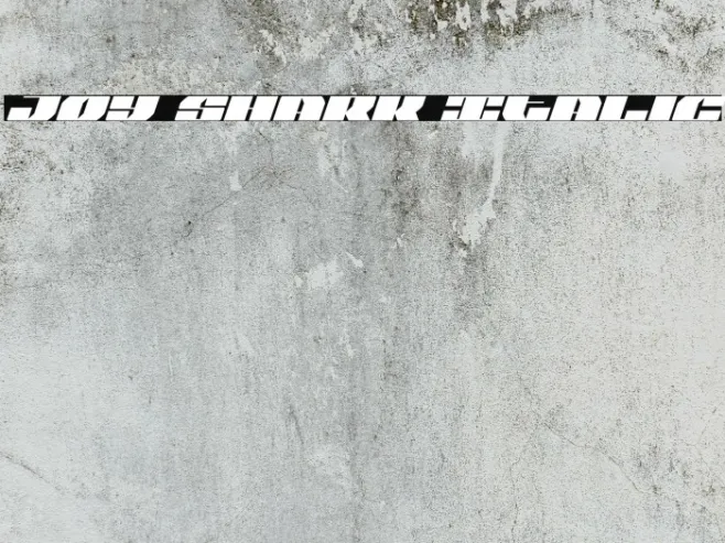 Joy Shark Italic Font | Free Download (TTF/OTF) | FFonts.net