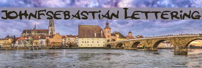 johnFsebastian Lettering Font - FFonts.net