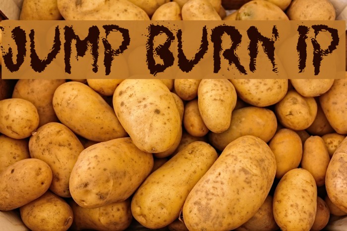 JUMP BURN IP Font - FFonts.net