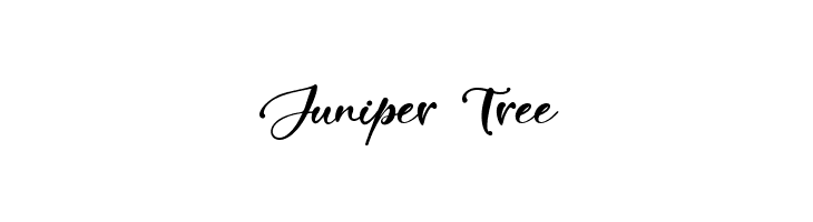 Juniper Tree Font