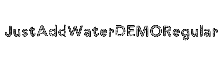 Just Add Water Demo Regular Font - Ffonts.net