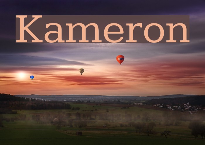 Kameron Font - FFonts.net