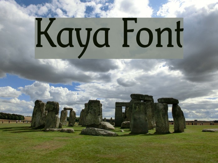 Kaya Font - FFonts.net