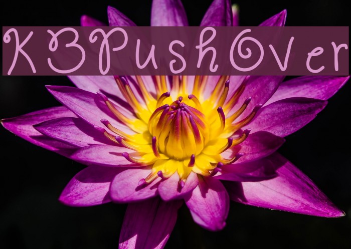 KBPushOver Font - FFonts.net