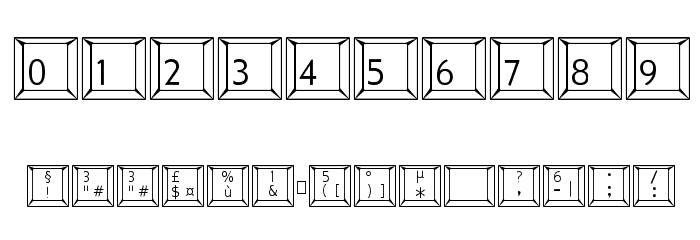 Keypad ADF Font - FFonts.net