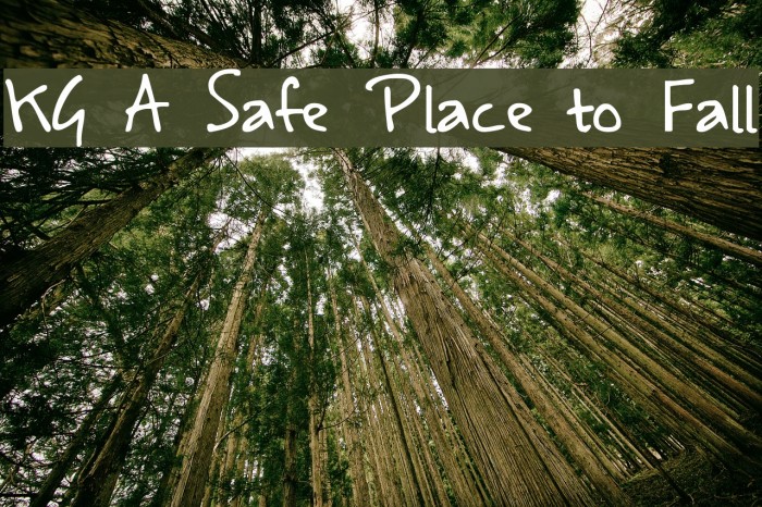 KG A Safe Place to Fall Font - FFonts.net