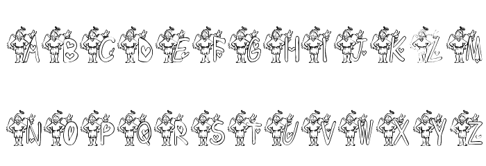 KG ANGEL3 Font - FFonts.net