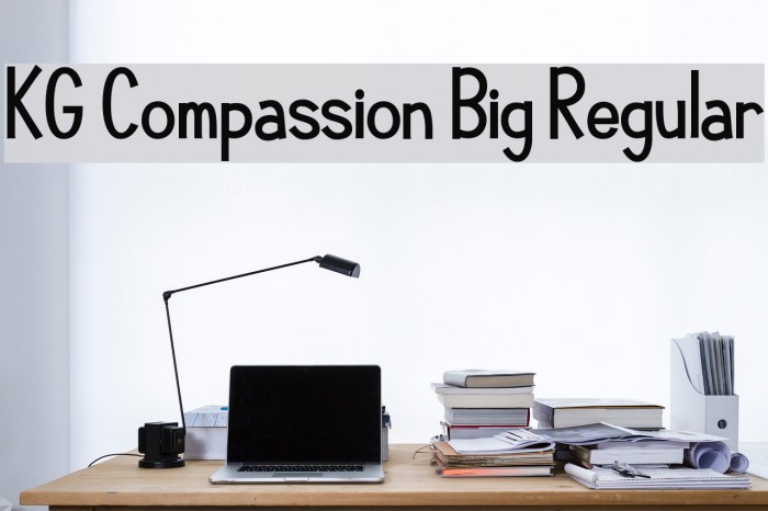 KG Compassion Big Regular Font - FFonts.net