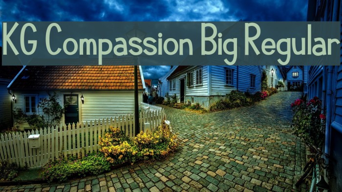 KG Compassion Big Regular Font - FFonts.net