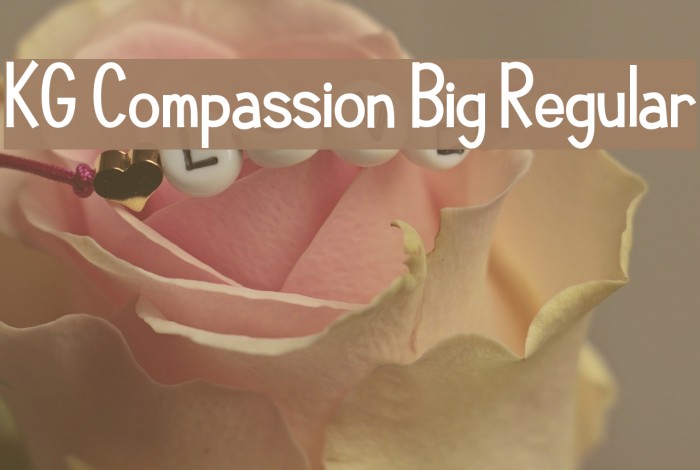 KG Compassion Big Regular Font - FFonts.net