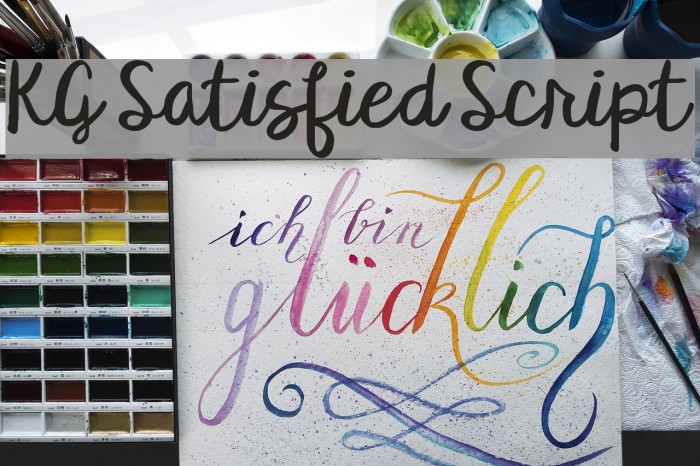 KG Satisfied Script Font - FFonts.net
