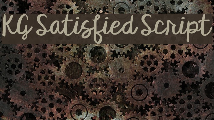 KG Satisfied Script Font - FFonts.net