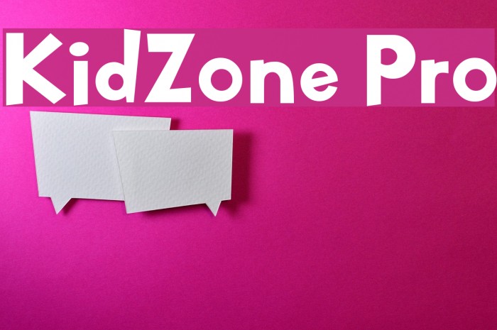 KidZone Pro Font - FFonts.net