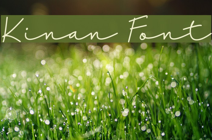 Kinan Font - FFonts.net