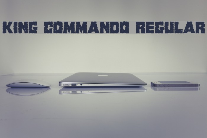 King Commando Regular Font - FFonts.net