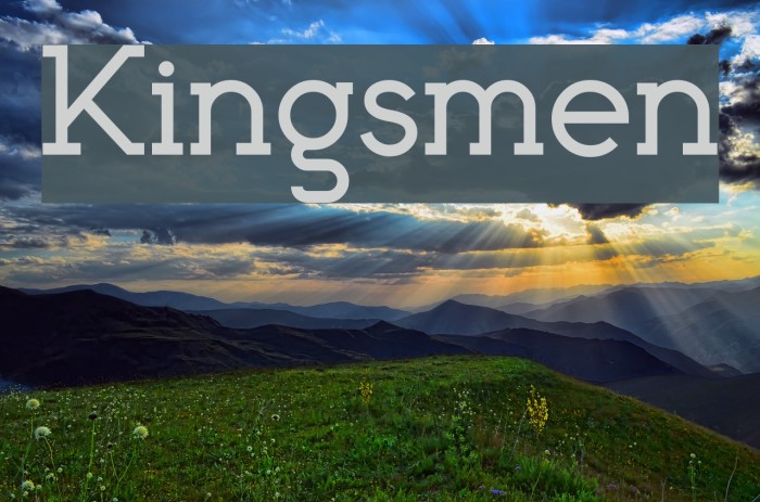Kingsmen Font - FFonts.net