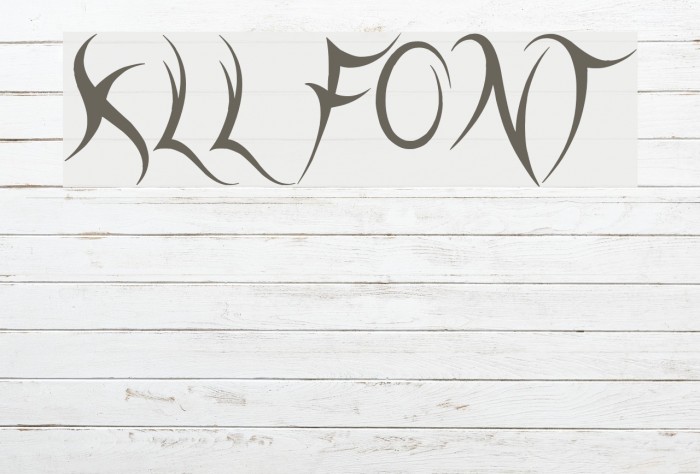 Kll Font