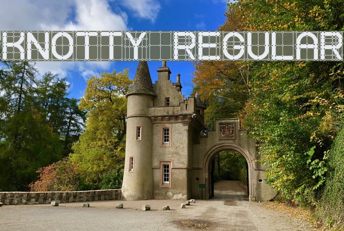 Knotty Regular Font - FFonts.net