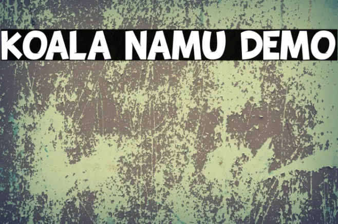 KOALA NAMU DEMO Font | Free Download (TTF/OTF) | FFonts.net
