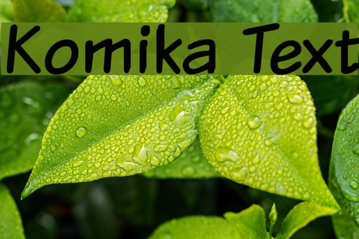 Komika Text Font - FFonts.net